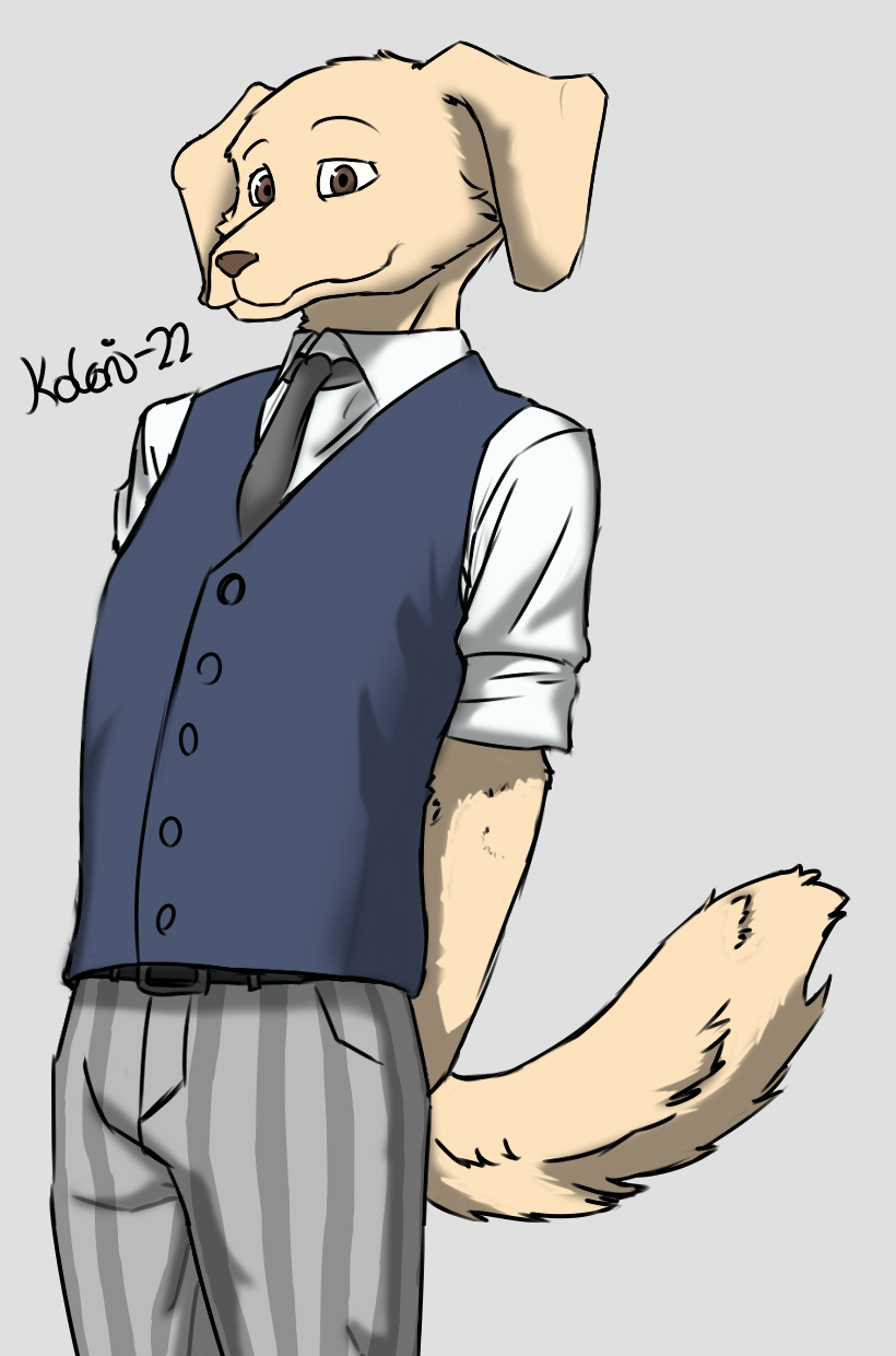 The Big ImageBoard (TBIB) - anthro beastars belt bird dog bottomwear canid canine canis clothing ...