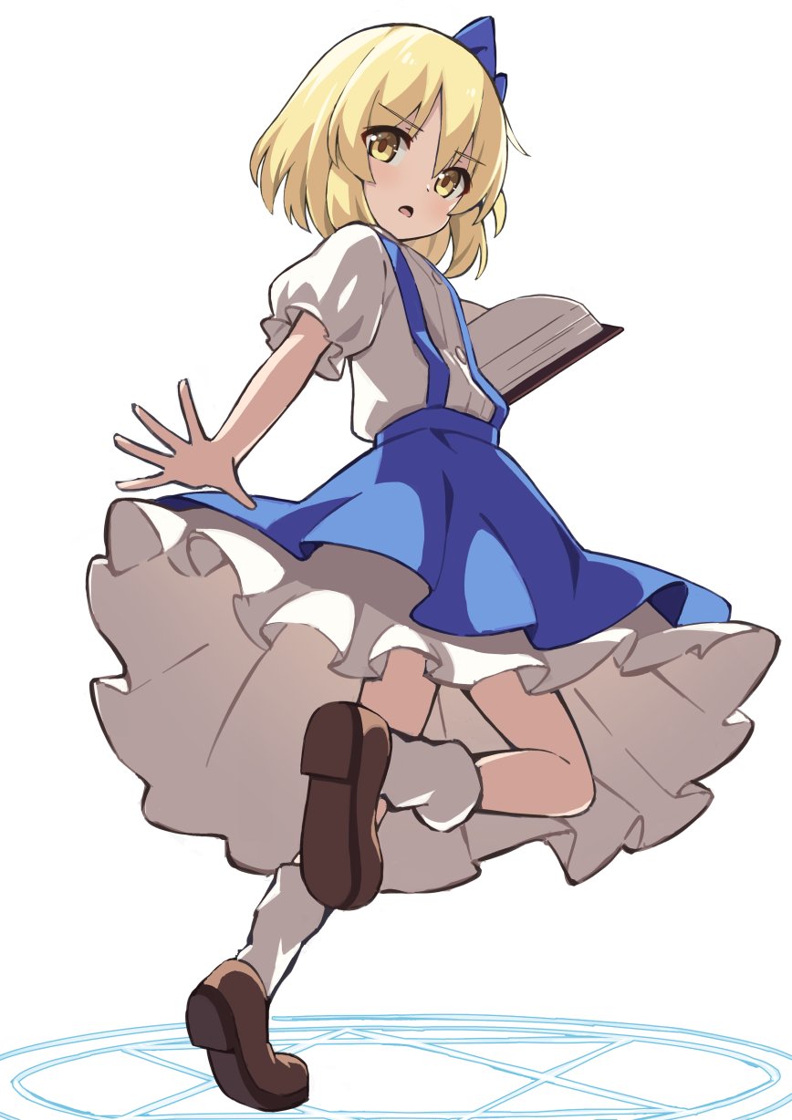 The Big ImageBoard (TBIB) - 1girl alice margatroid alice margatroid (pc-98) blonde hair blue bow ...