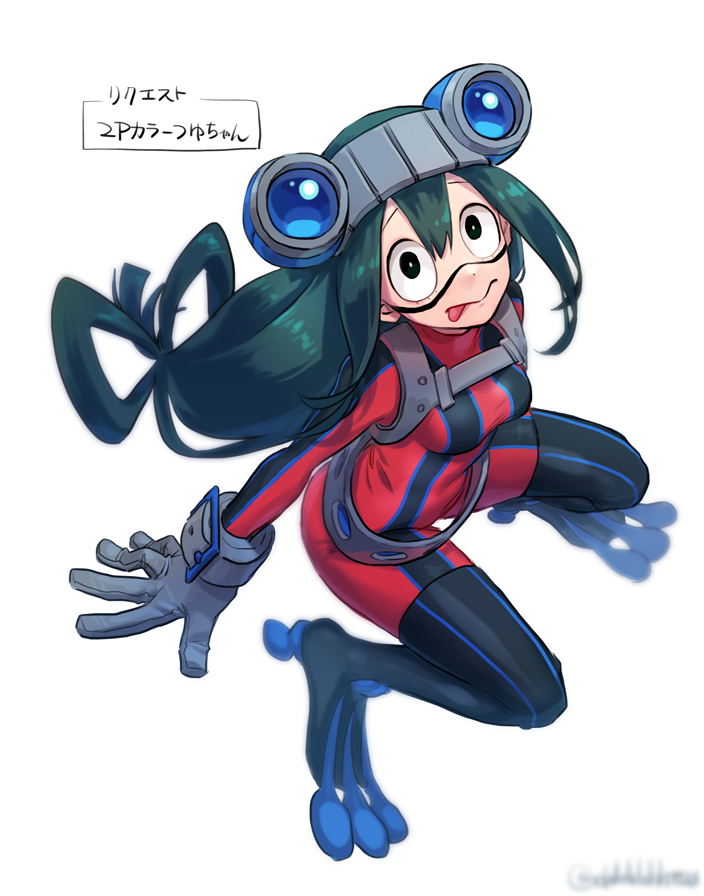 The Big ImageBoard (TBIB) - 1girl :> asui tsuyu black eyes bodysuit ...