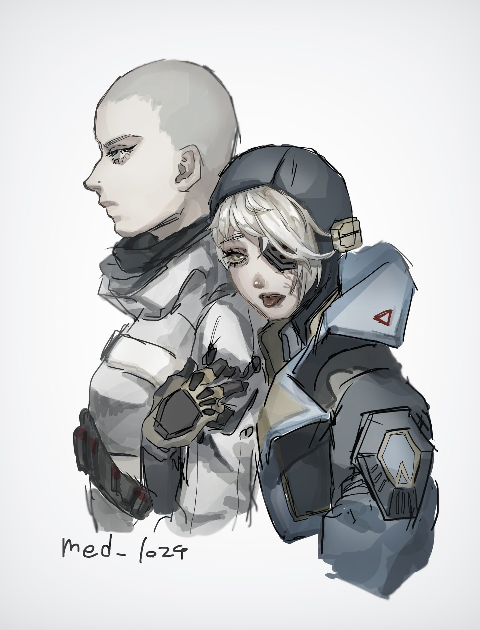 The Big ImageBoard (TBIB) - 2girls apex legends artist name bald bald ...