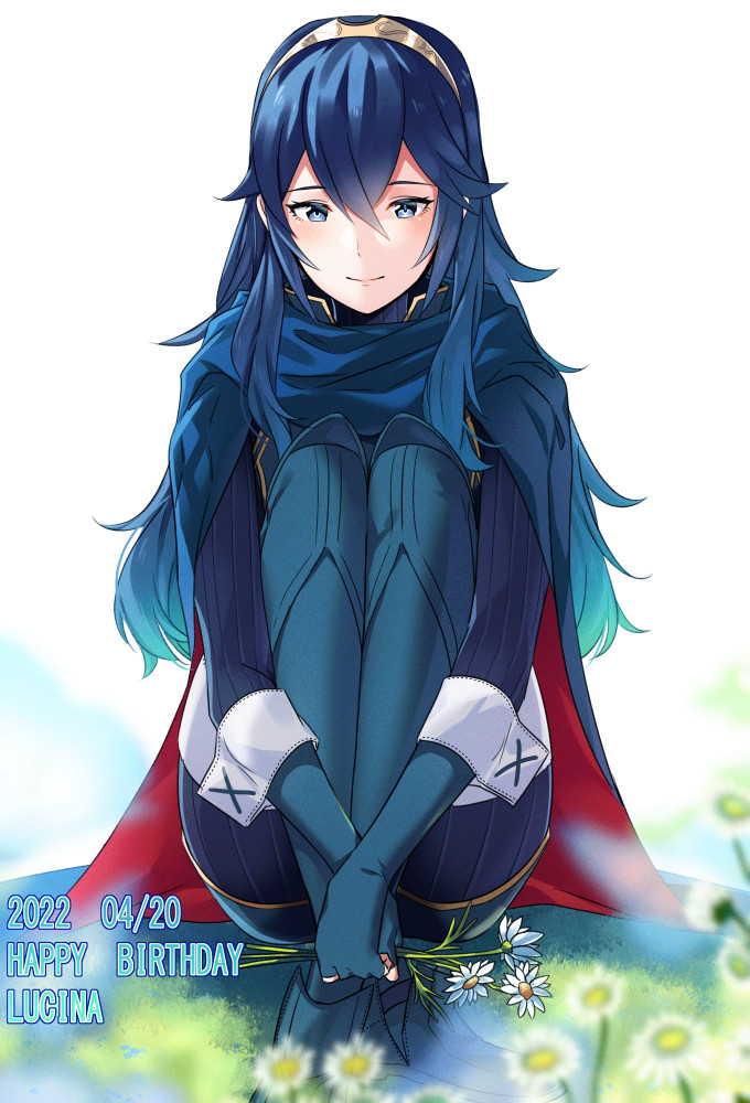 The Big ImageBoard (TBIB) - 1girl ameno (a meno0) blue eyes blue gloves blue hair blue pants ...