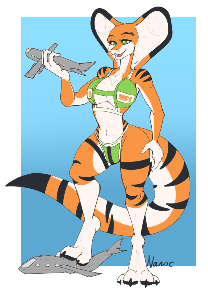 The Big Imageboard Tbib Aircraft Airplane Anthro Armor Big Breasts