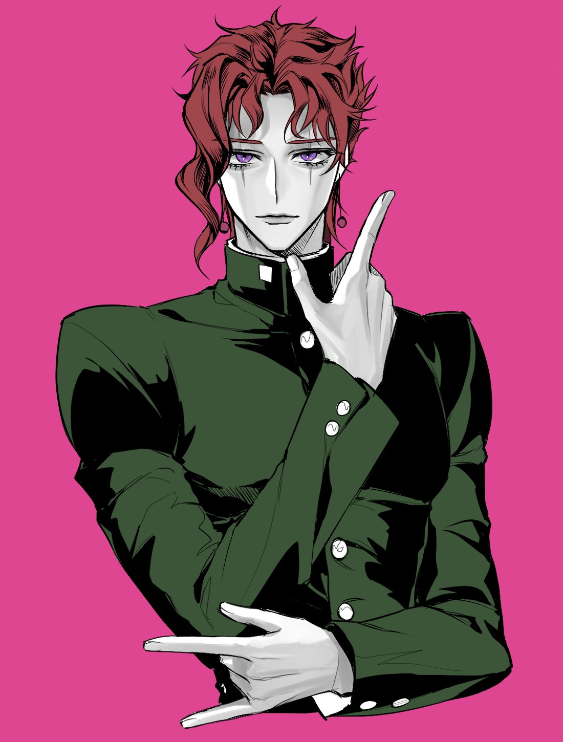 The Big ImageBoard (TBIB) - 1boy earrings gakuran highres jewelry jojo ...