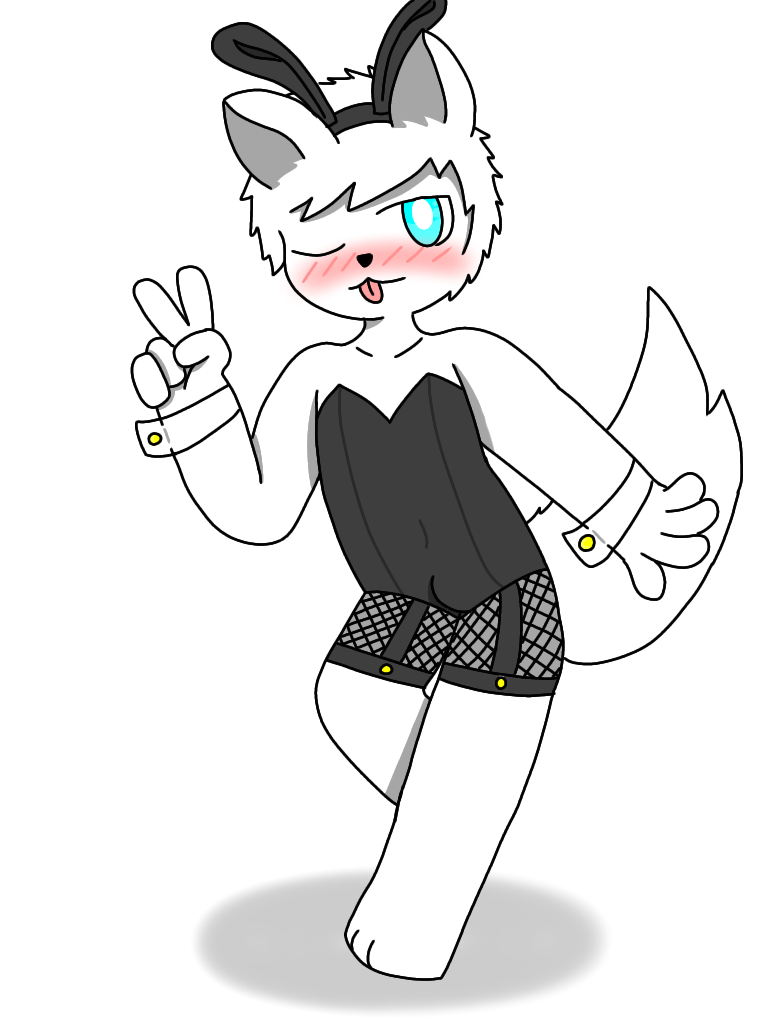 The Big ImageBoard (TBIB) - anthro blush bunny costume canid canine ...
