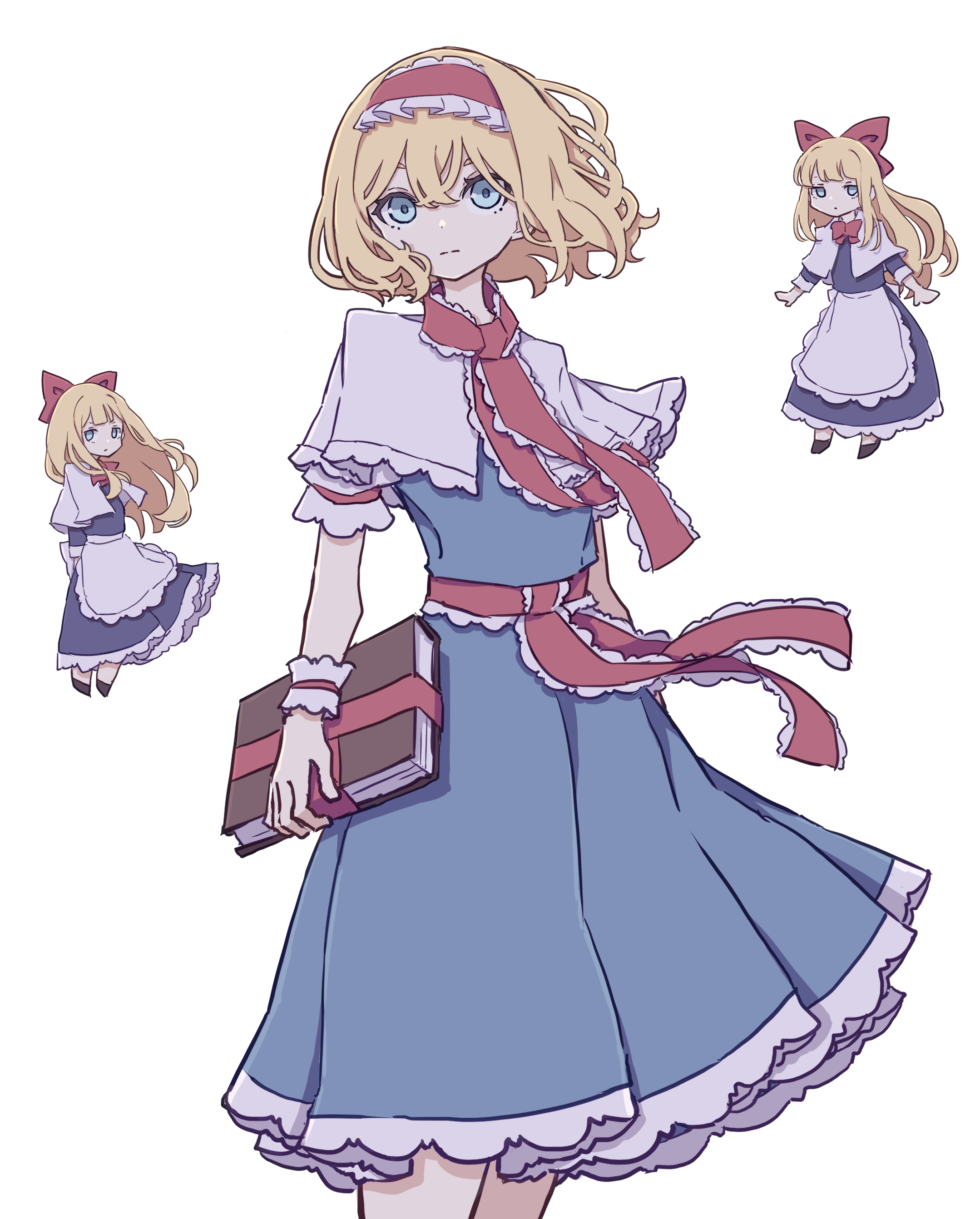 The Big ImageBoard (TBIB) - 1girl absurdres alice margatroid blonde hair blue dress blue eyes ...