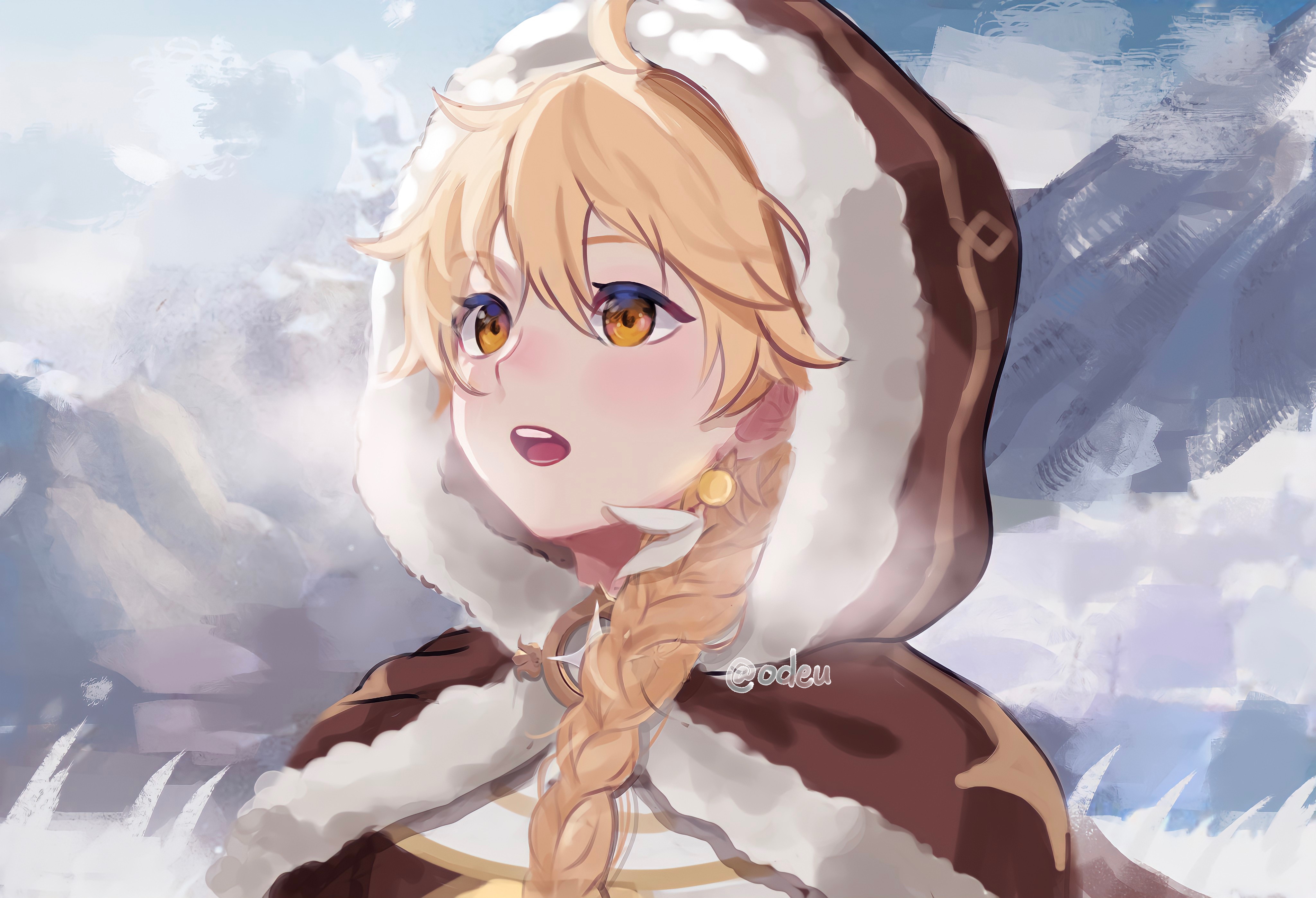 The Big ImageBoard (TBIB) - 1boy absurdres aether (genshin impact) ahoge blonde hair braid ...