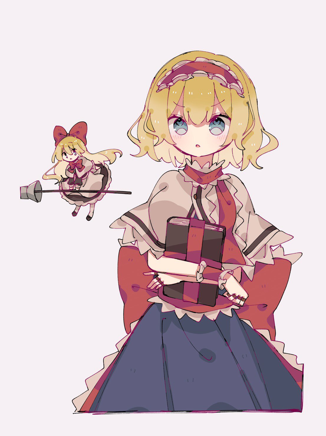 The Big ImageBoard (TBIB) - 1girl alice margatroid apron black dress black skirt blue eyes blue ...