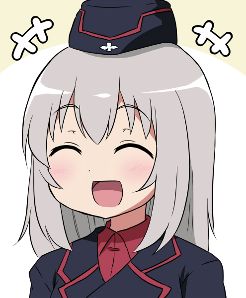 The Big ImageBoard (TBIB) - +++ 1girl :d ^ ^ black hat black jacket blush closed eyes collared ...