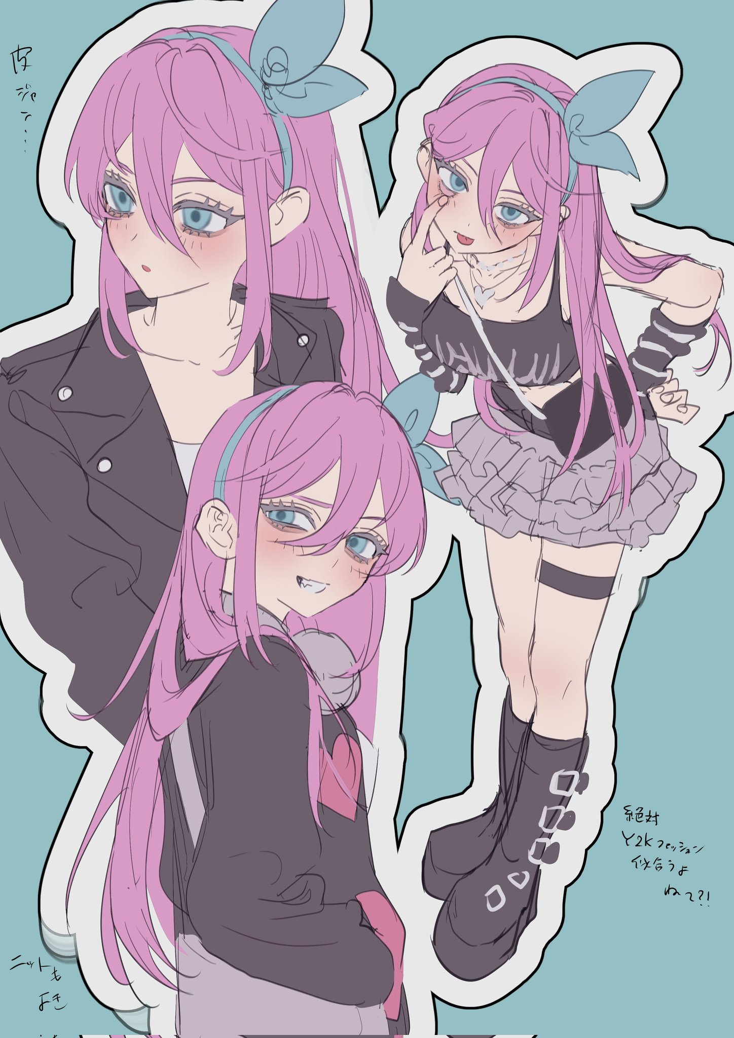 The Big ImageBoard (TBIB) - 1girl aegyo sal aubrey (faraway) (omori) aubrey (omori) bag black ...