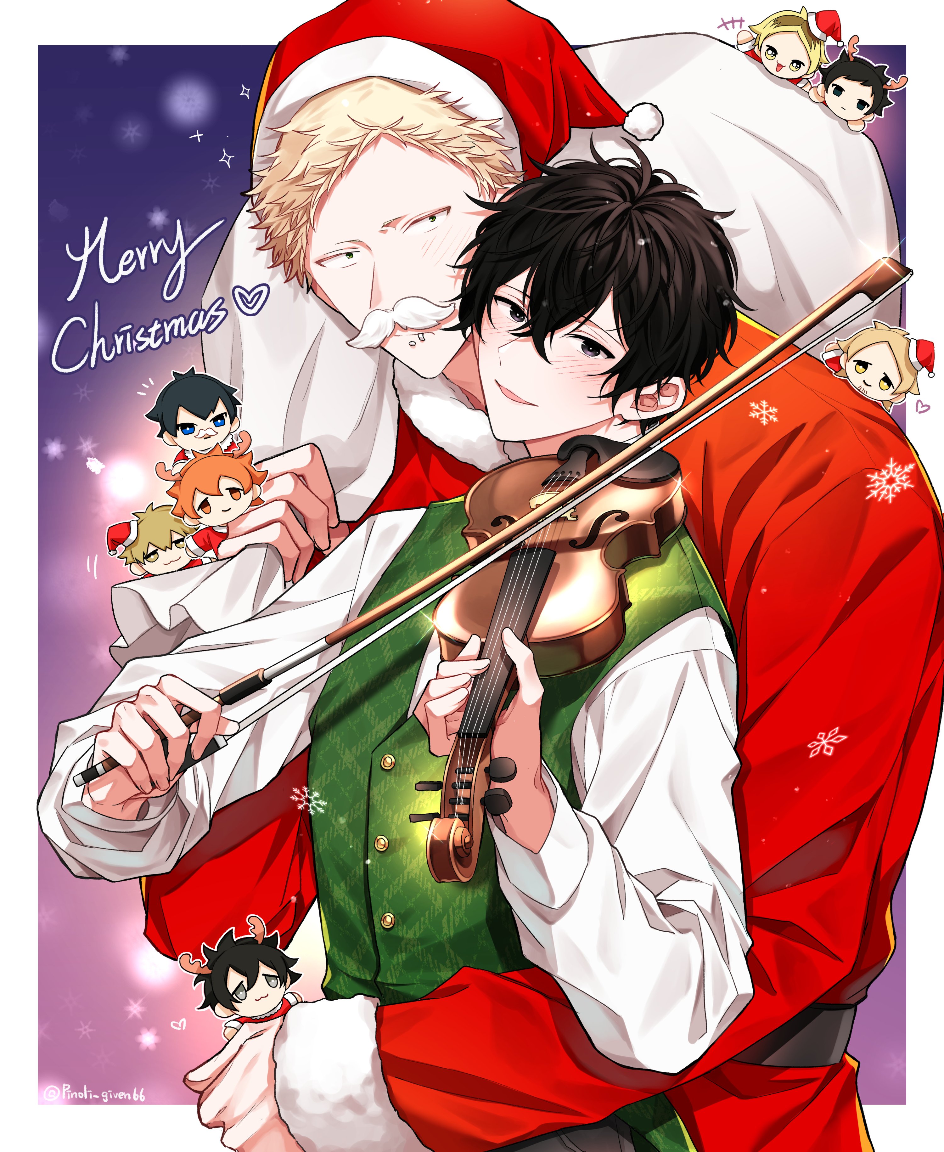 The Big ImageBoard (TBIB) - 2boys absurdres blush border chibi chibi ...