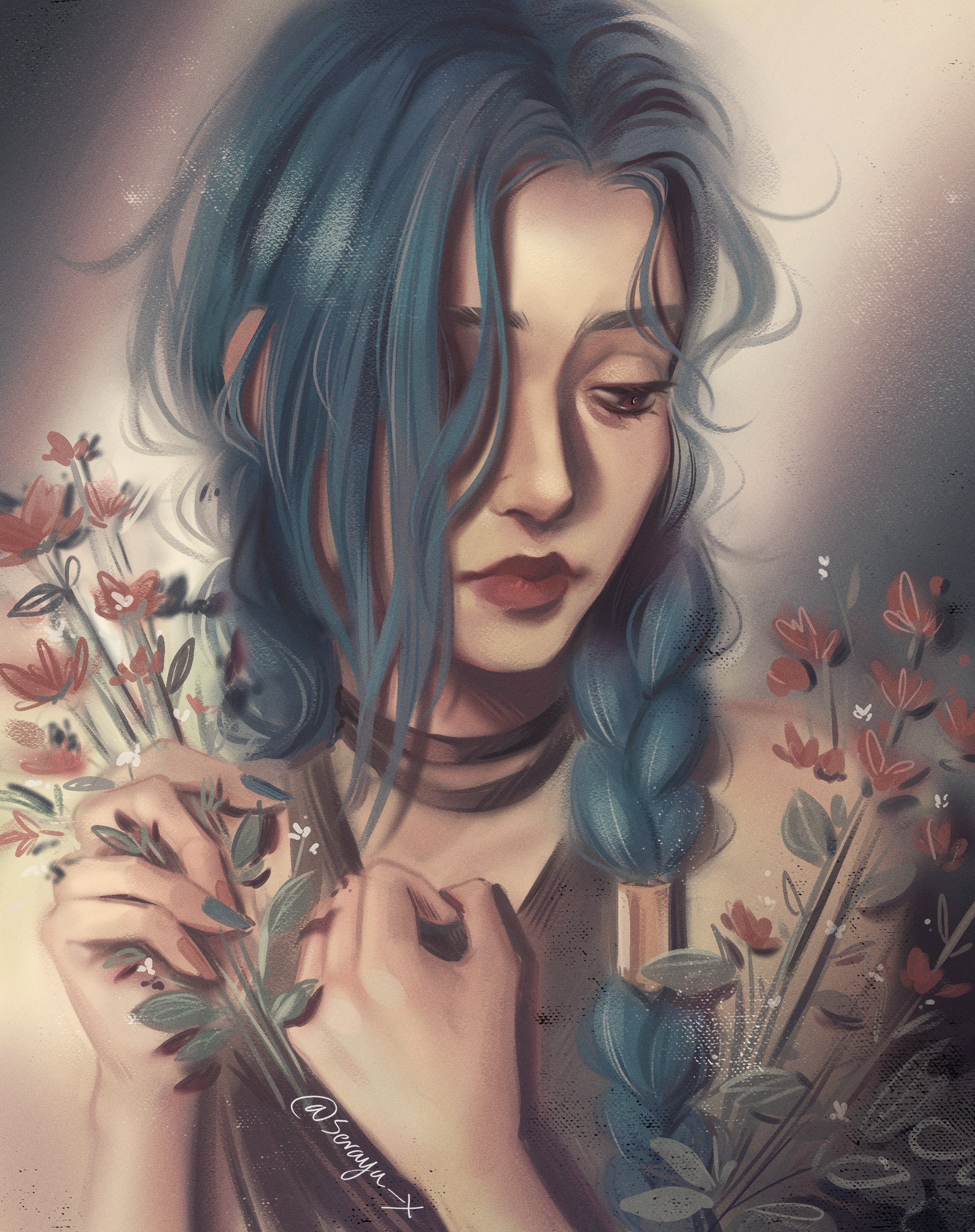 The Big ImageBoard (TBIB) - 1girl absurdres alternate hairstyle arcane ...