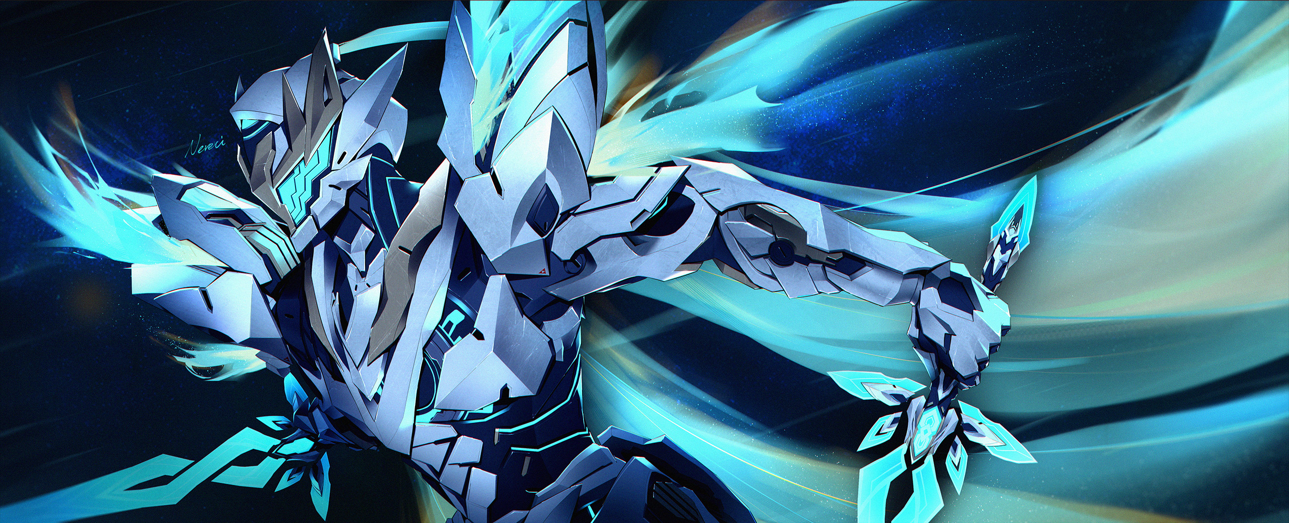 The Big ImageBoard (TBIB) - armor dual wielding full armor glowing ...