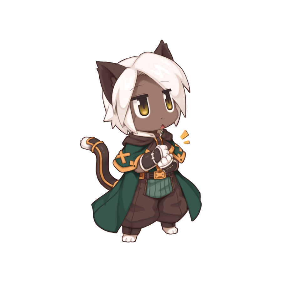 The Big ImageBoard (TBIB) - 1boy animal ears brown pants cape capelet ...