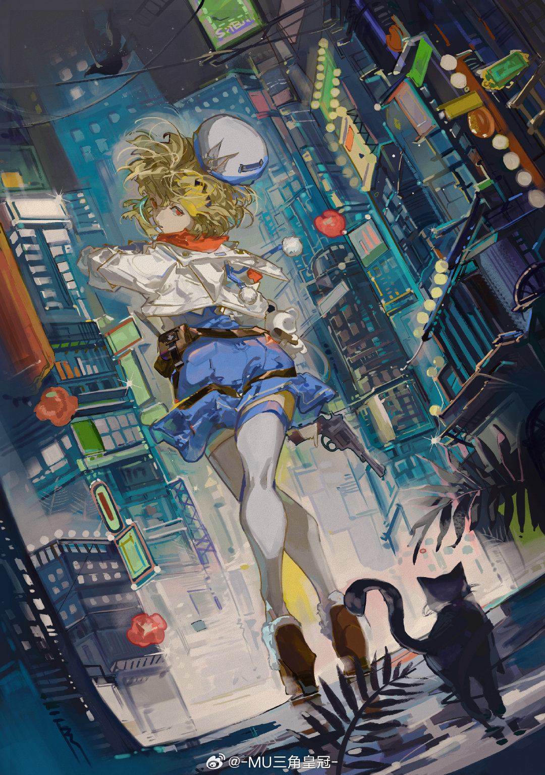 The Big ImageBoard (TBIB) - 1girl cat girls' frontline girls' frontline 2: exilium gun highres ...