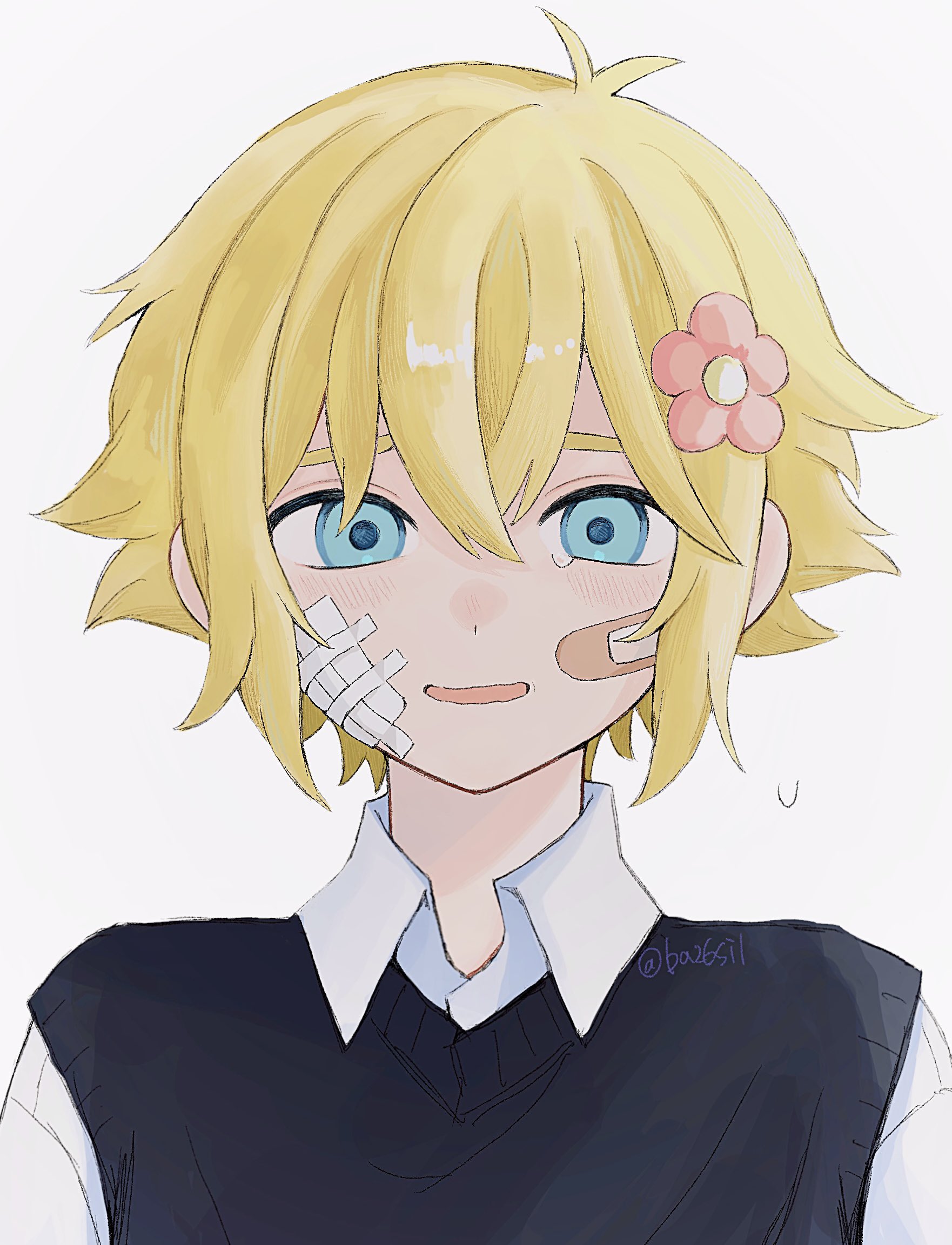 The Big ImageBoard (TBIB) - 1boy alternate costume bandaid bandaid on ...