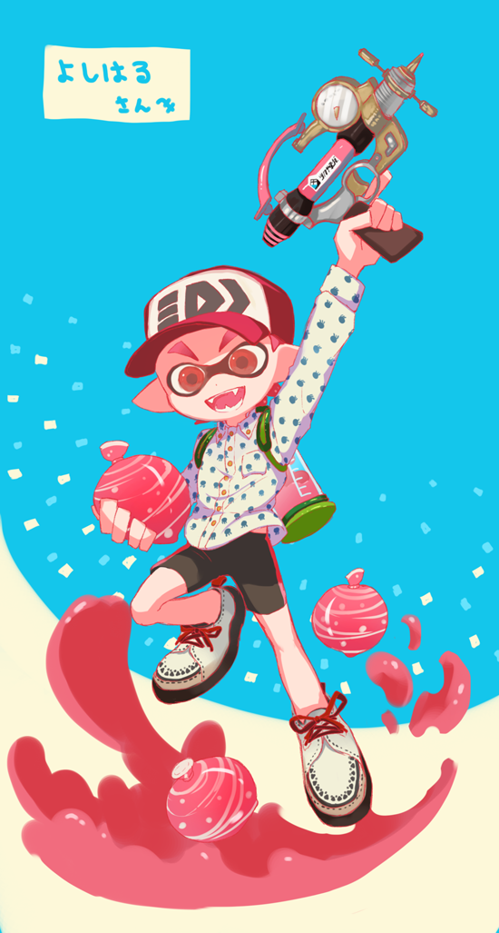 The Big ImageBoard (TBIB) - 1boy arm up baseball cap bike shorts black shorts breast pocket ...