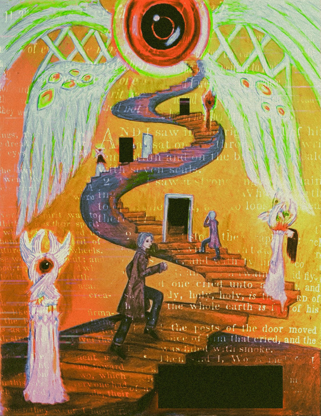 The Big ImageBoard (TBIB) - 1boy 1girl angel angel wings biblically accurate angel columbina ...