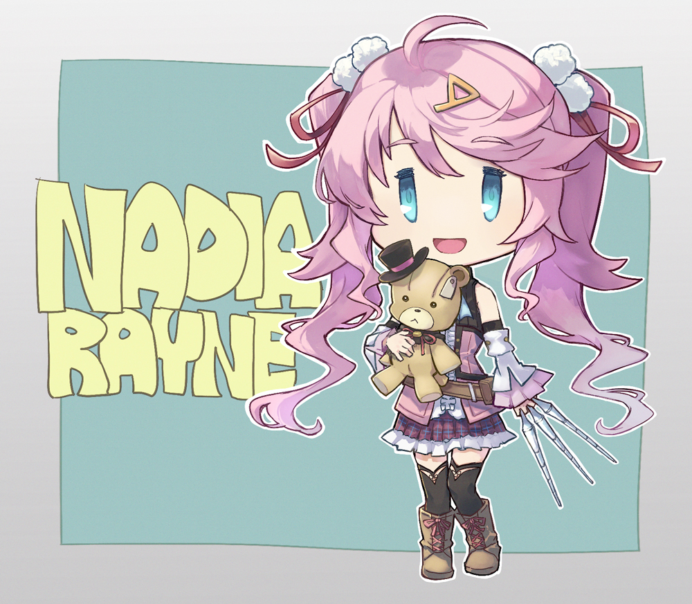 The Big ImageBoard (TBIB) - 1girl :d black hat black thighhighs blue ...