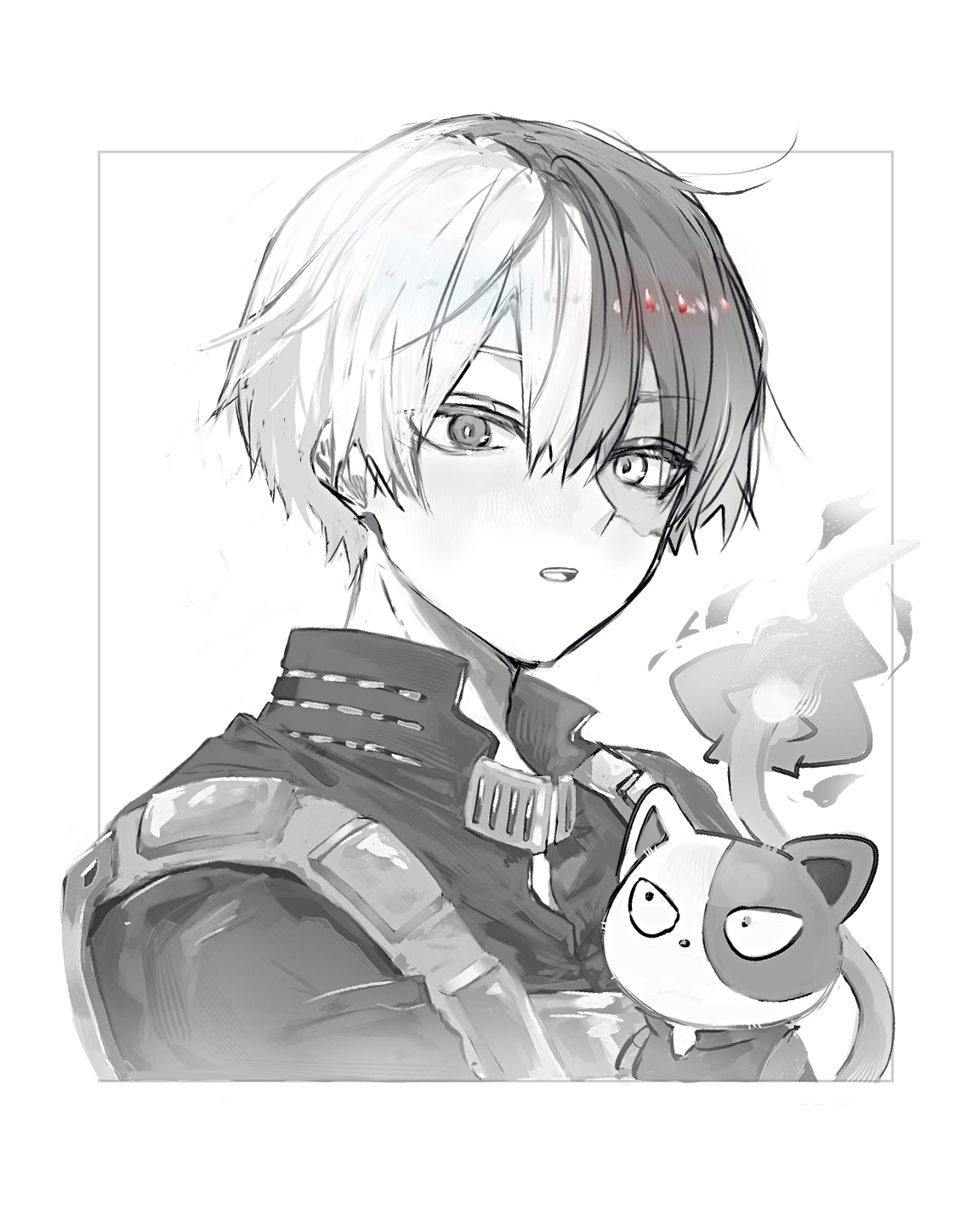 The Big ImageBoard (TBIB) - 1boy boku no hero academia cat commentary ...