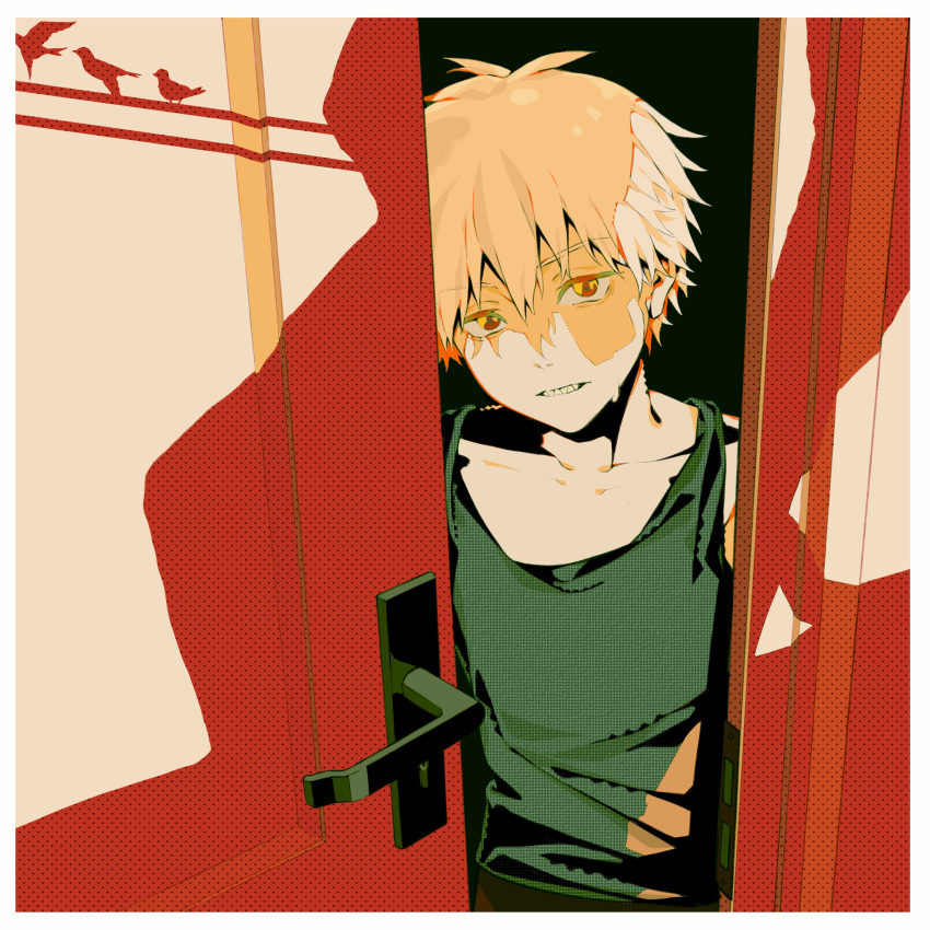 The Big ImageBoard (TBIB) - 1boy absurdres bangs bird blonde hair ...