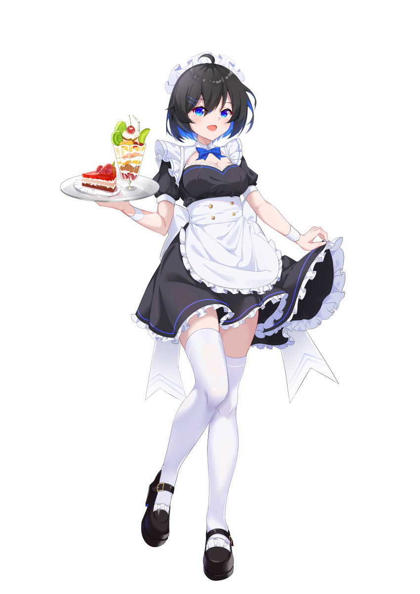 The Big ImageBoard (TBIB) - 1girl :d absurdres ai ke le de xiao hong alternate costume apron ...