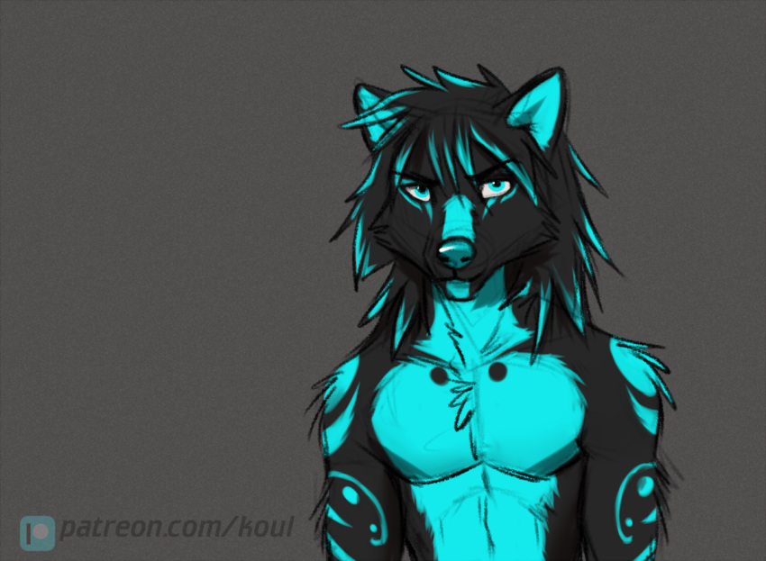 The Big ImageBoard (TBIB) - 2022 anthro black body black fur black hair blue body blue eyes blue ...