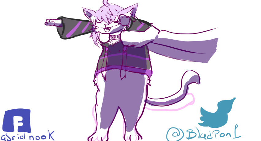 The Big Imageboard Tbib Blackpatapon Clothed Clothing Collar Felid Feline Female Feral