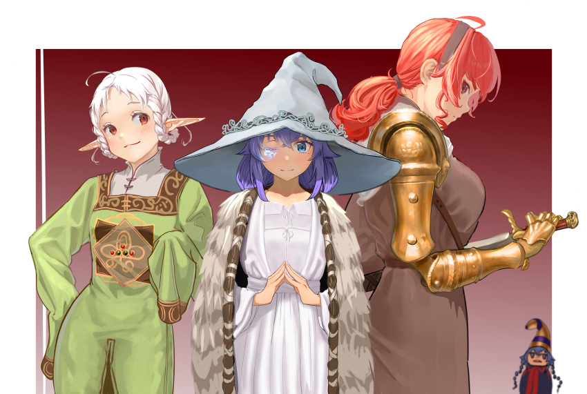 The Big ImageBoard (TBIB) - 4girls absurdres armor blue eyes blue hair ...