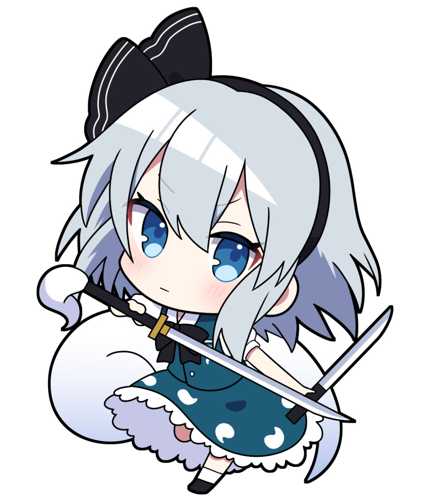 The Big ImageBoard (TBIB) - 1girl blue eyes chibi closed mouth dual ...
