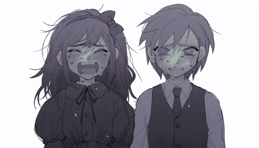 The Big ImageBoard (TBIB) - 1boy 1girl aged down alternate costume aubrey (faraway) (omori ...