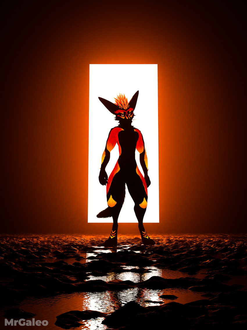 The Big ImageBoard (TBIB) - 3:4 3d (artwork) anthro blender (artwork) blender cycles canid ...