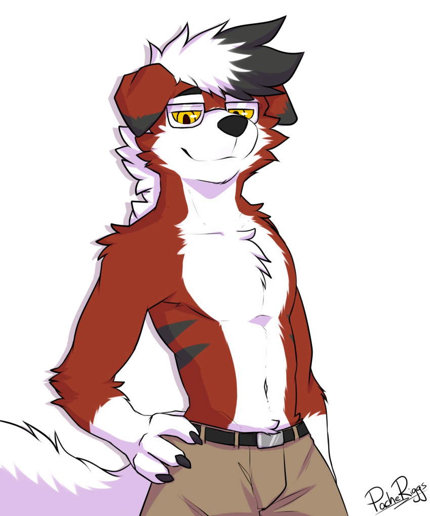 The Big ImageBoard (TBIB) - 5:6 anthro black belt black body black fur black hair black nose ...