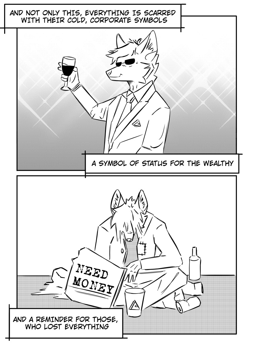 The Big Imageboard Tbib Absurd Res Ambiguous Gender Anthro Black And White Clothing 