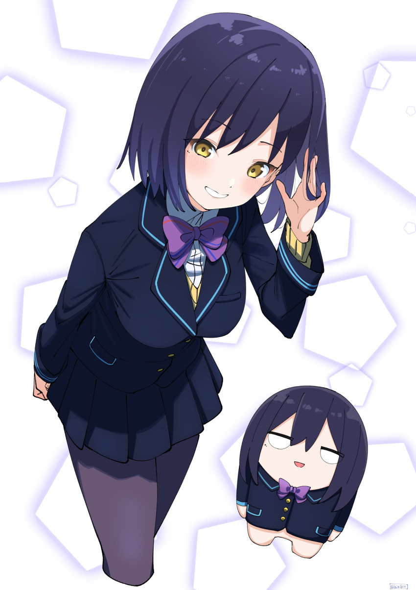 The Big ImageBoard (TBIB) - 1girl absurdres blazer blue hair bow bowtie ...