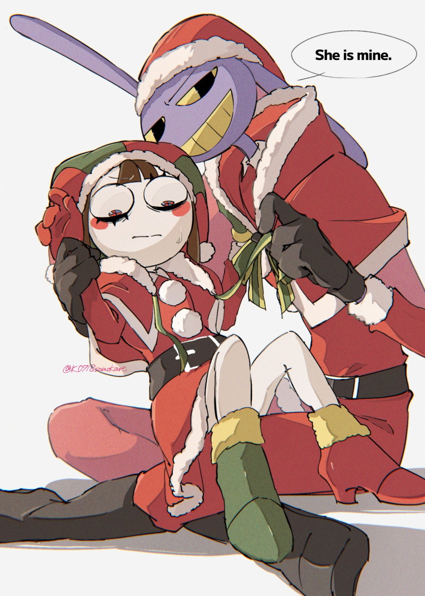 The Big ImageBoard (TBIB) - 1boy 1girl :d alternate costume ankle boots ...