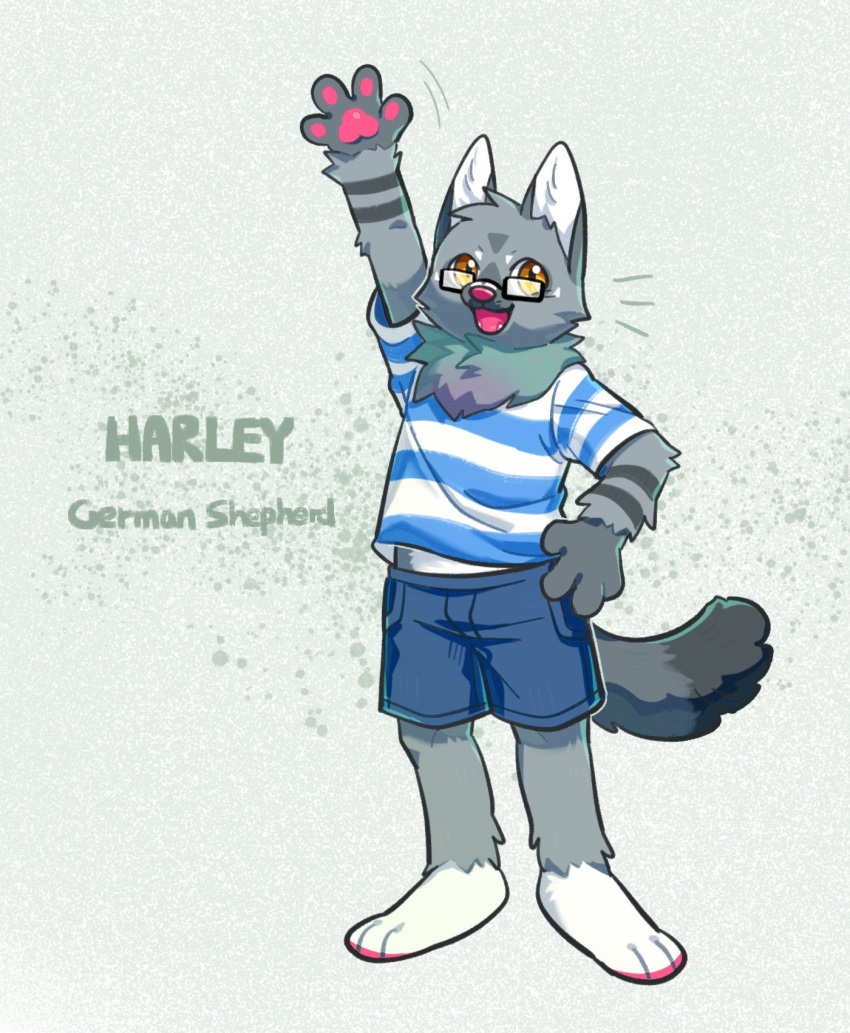 The Big ImageBoard (TBIB) - anthro asnnonaka blue body blue bottomwear blue clothing blue fur ...