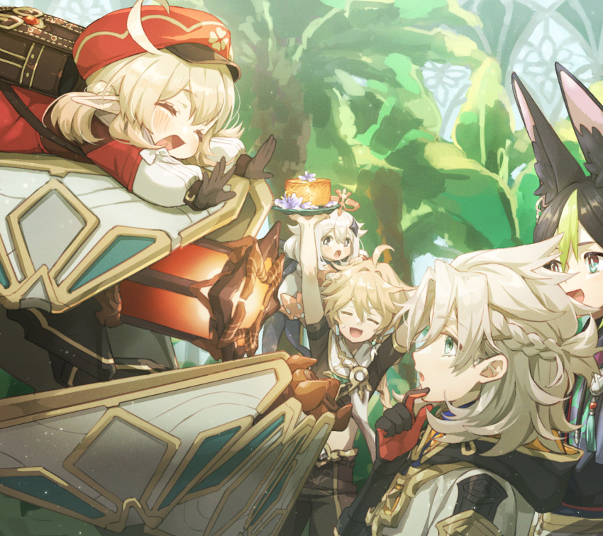 The Big ImageBoard (TBIB) - 2girls 3boys ^ ^ aether (genshin impact ...