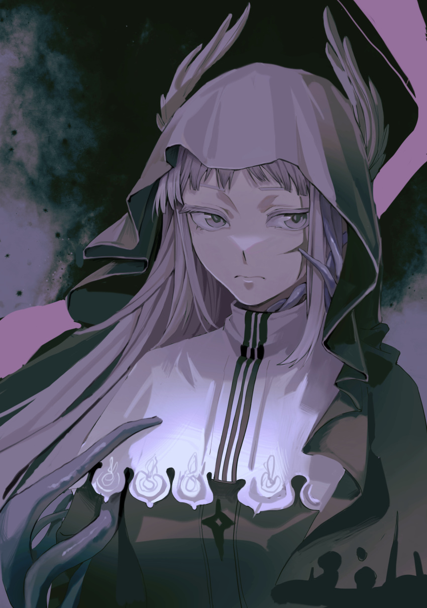 The Big ImageBoard (TBIB) - 1girl absurdres arknights bad end black background black cape black ...