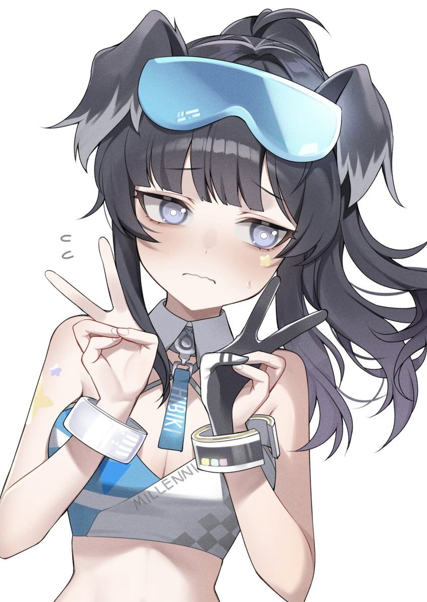 The Big ImageBoard (TBIB) - 1girl animal ears black hair blue archive ...