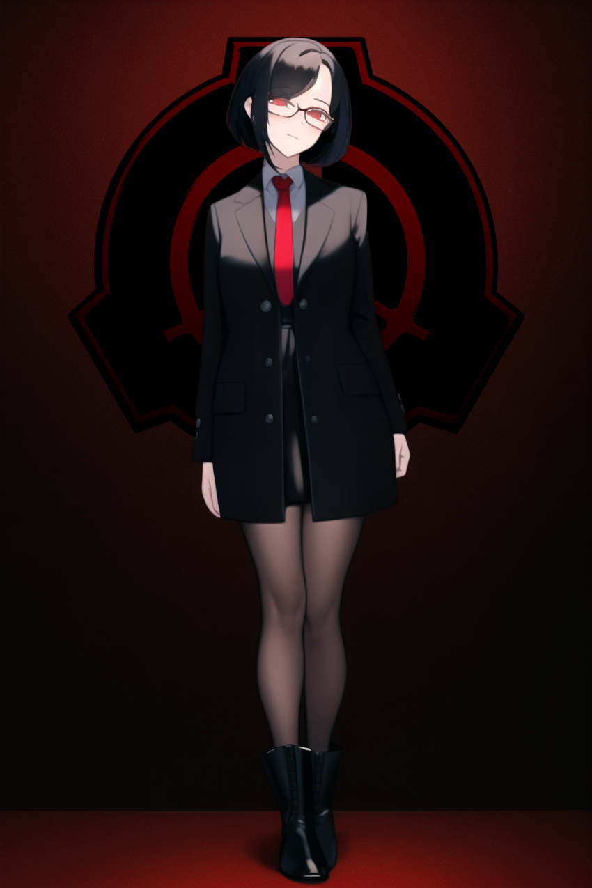 The Big ImageBoard (TBIB) - black-framed eyewear black footwear black hair black pantyhose black ...