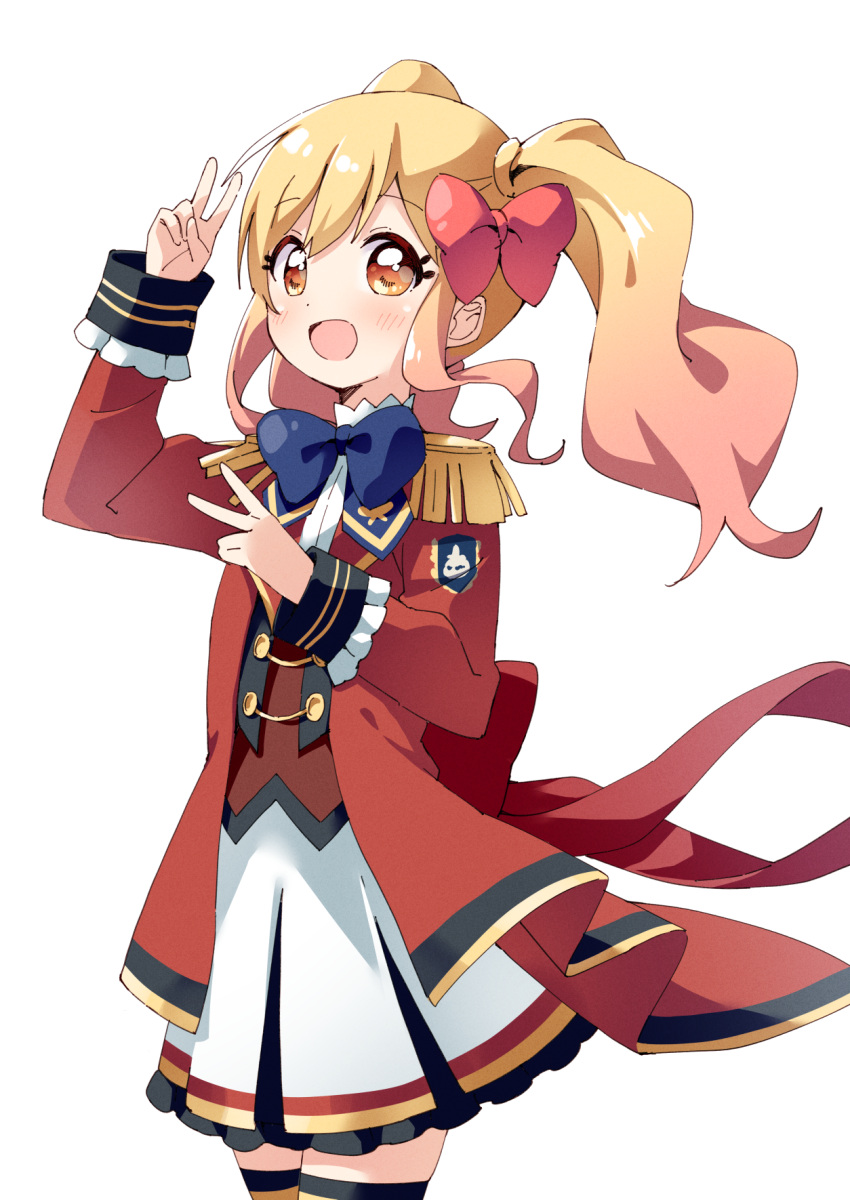 The Big ImageBoard (TBIB) - 1girl aikatsu! (series) aikatsu stars! bangs blonde hair blue bow ...