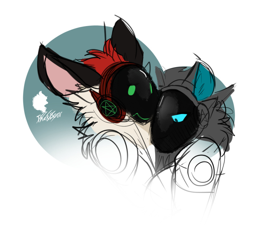 The Big Imageboard Tbib Anthro Black Body Black Face Black Fur Blue