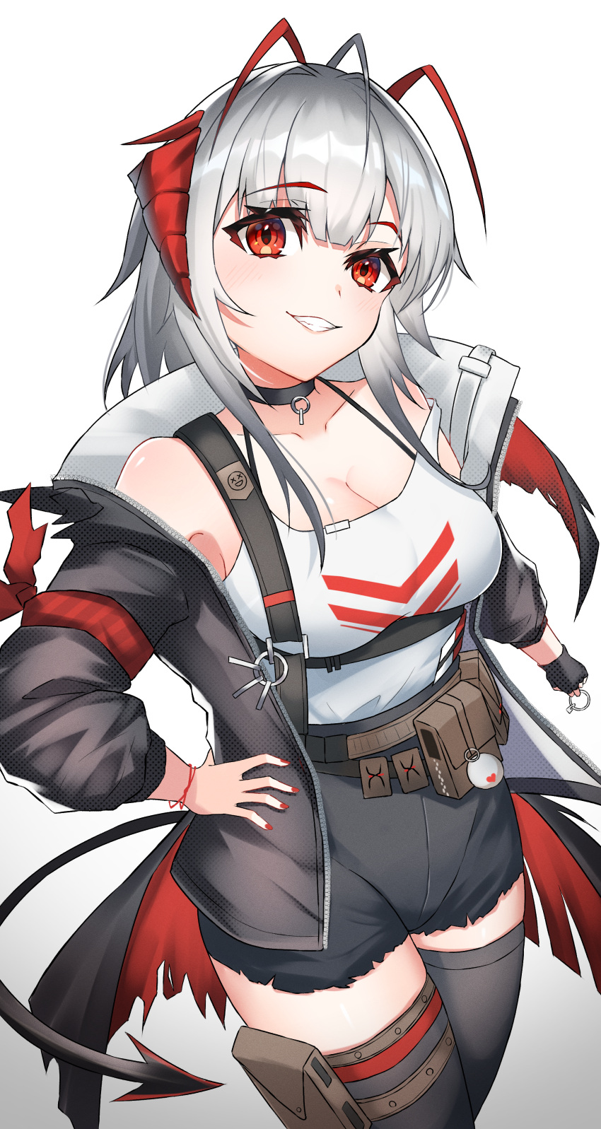 The Big Imageboard Tbib 1girl Absurdres Ahoge Antennae Arknights