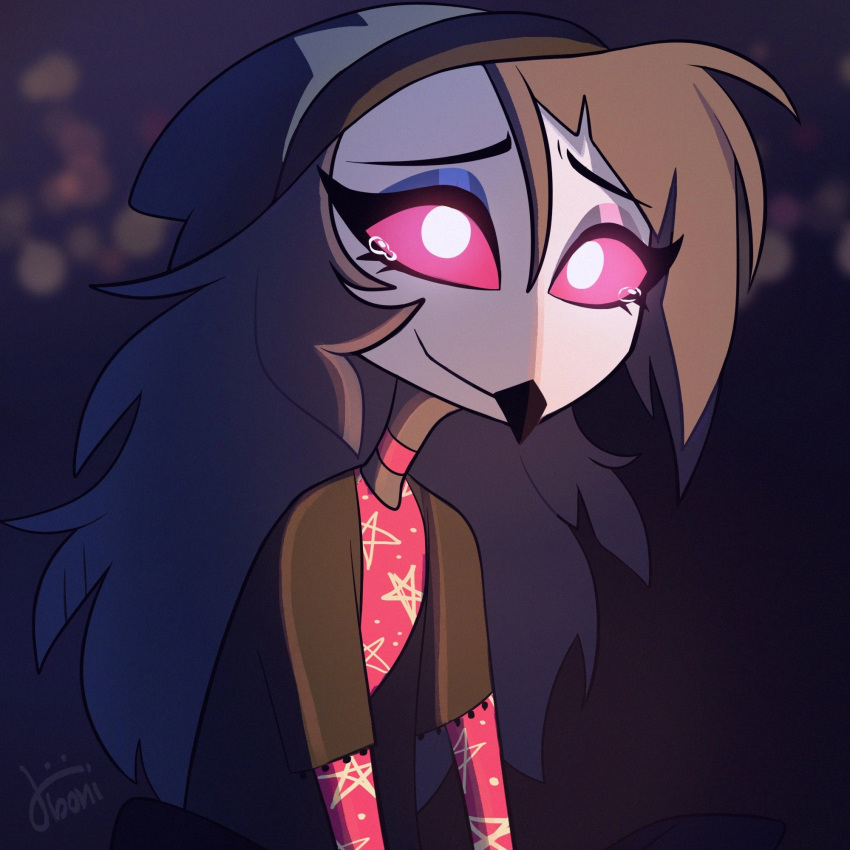 The Big ImageBoard (TBIB) - 1:1 anthro avian bird bodily fluids bonisketchbook female helluva ...