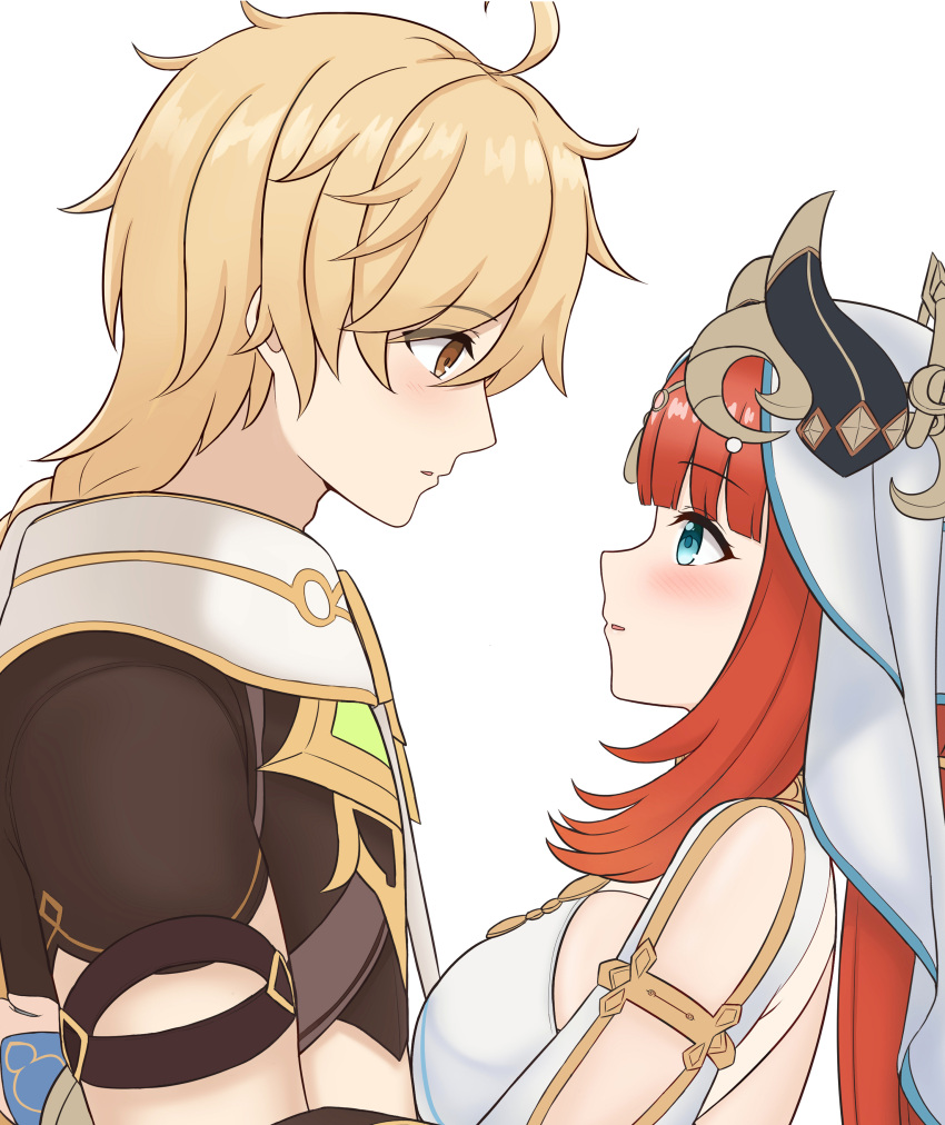 The Big ImageBoard (TBIB) - 1boy 1girl absurdres aether (genshin impact) ahoge baku (ggininder0 ...