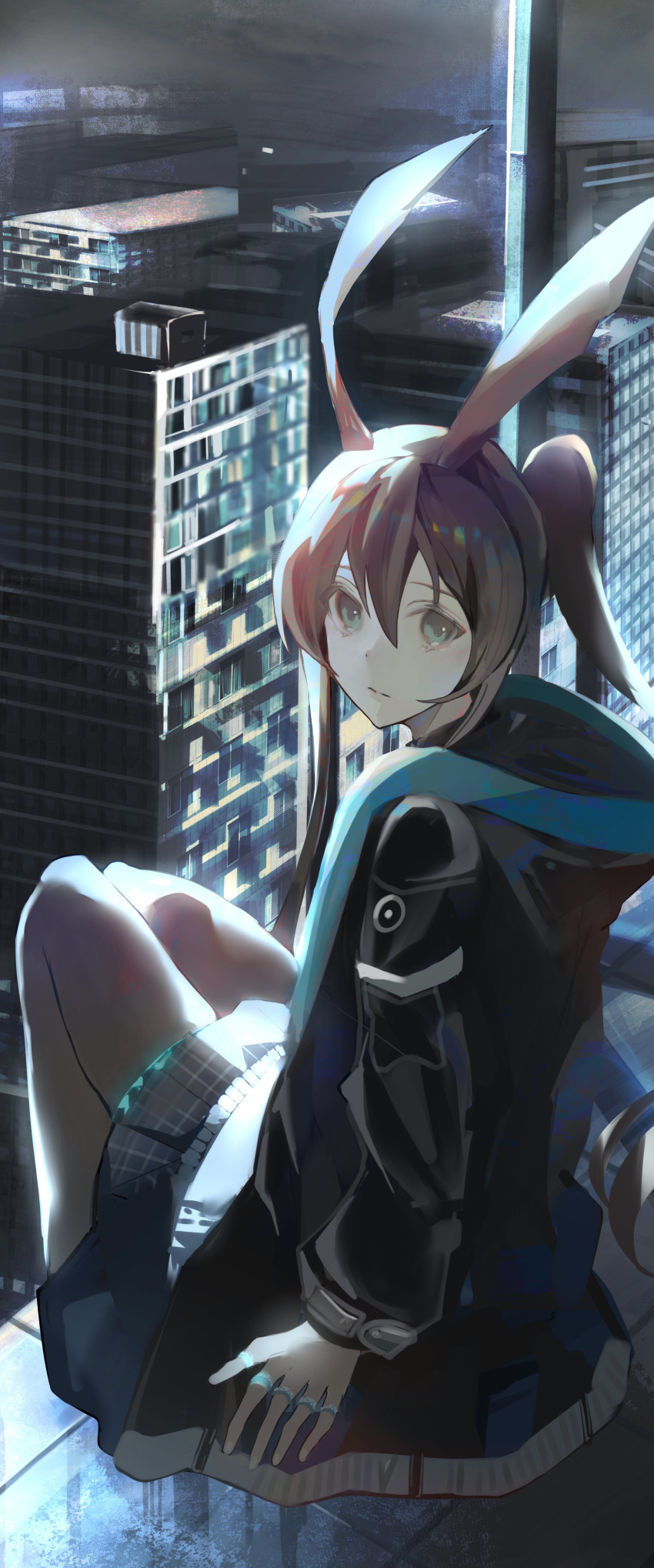 The Big ImageBoard (TBIB) - 1girl :/ absurdres amiya (arknights) animal ears arknights black ...