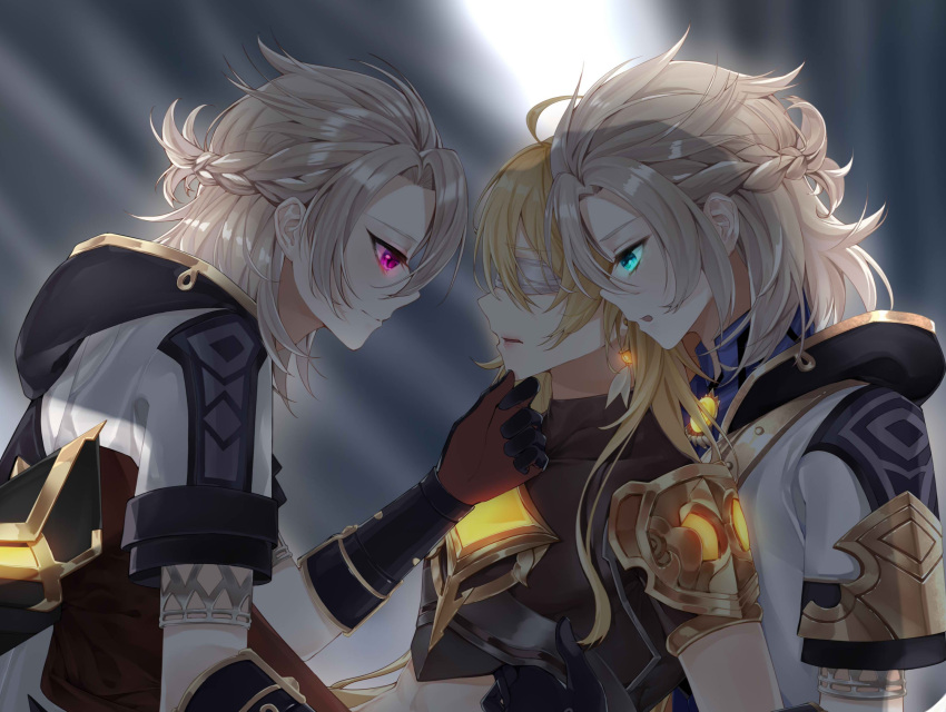 The Big ImageBoard (TBIB) - 3boys aether (genshin impact) albedo ...