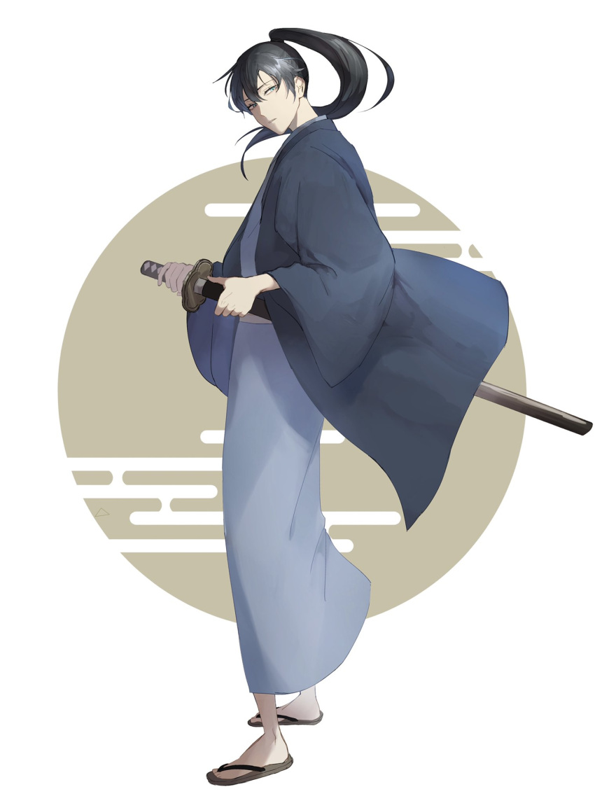 The Big ImageBoard (TBIB) - 1boy alternate costume black clover black hair blue eyes blue kimono ...