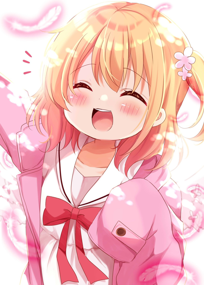 The Big ImageBoard (TBIB) - 1girl :3 :d ^ ^ ^o^ arm up bad id bad twitter id bangs blush bow ...