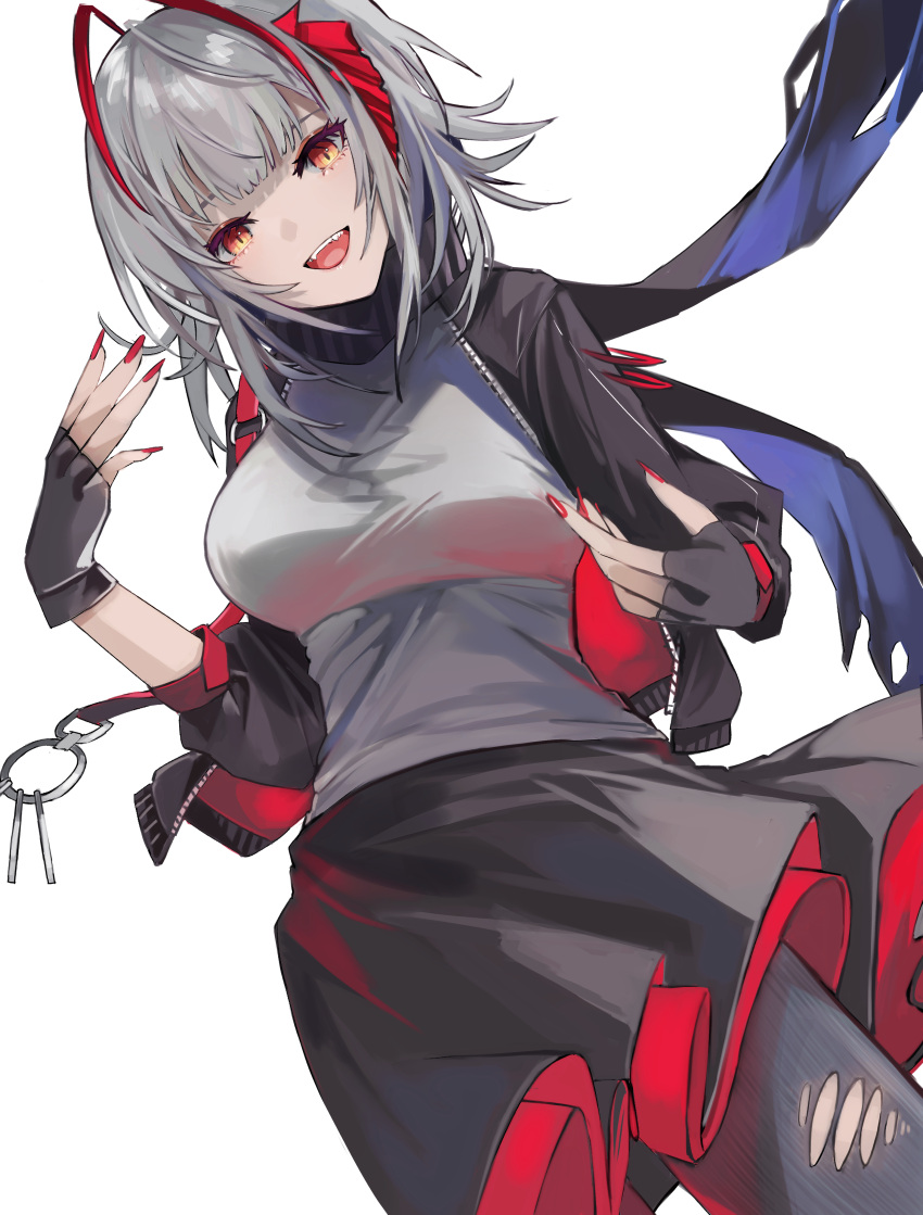 The Big Imageboard Tbib 1girl Absurdres Antennae Arknights Arms Up